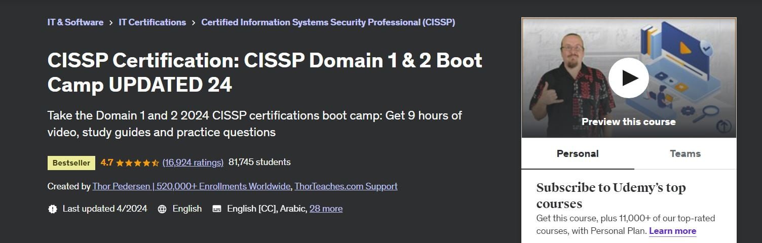 The 5 Best CISSP Bootcamps for Cybersecurity Professionals!